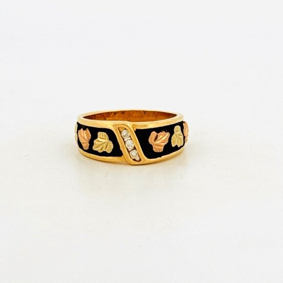 Black Hills Gold | Jewelry | Vintage Estate Karat Tricolor Black Hills ...